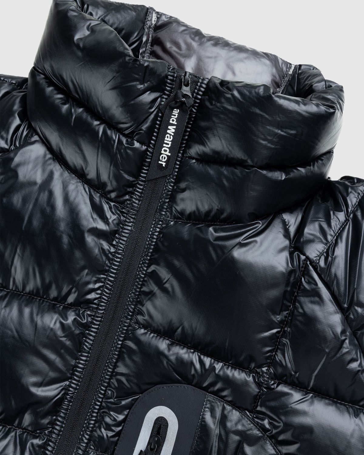 And Wander – Diamond Stitch Down Jacket Black | Highsnobiety Shop