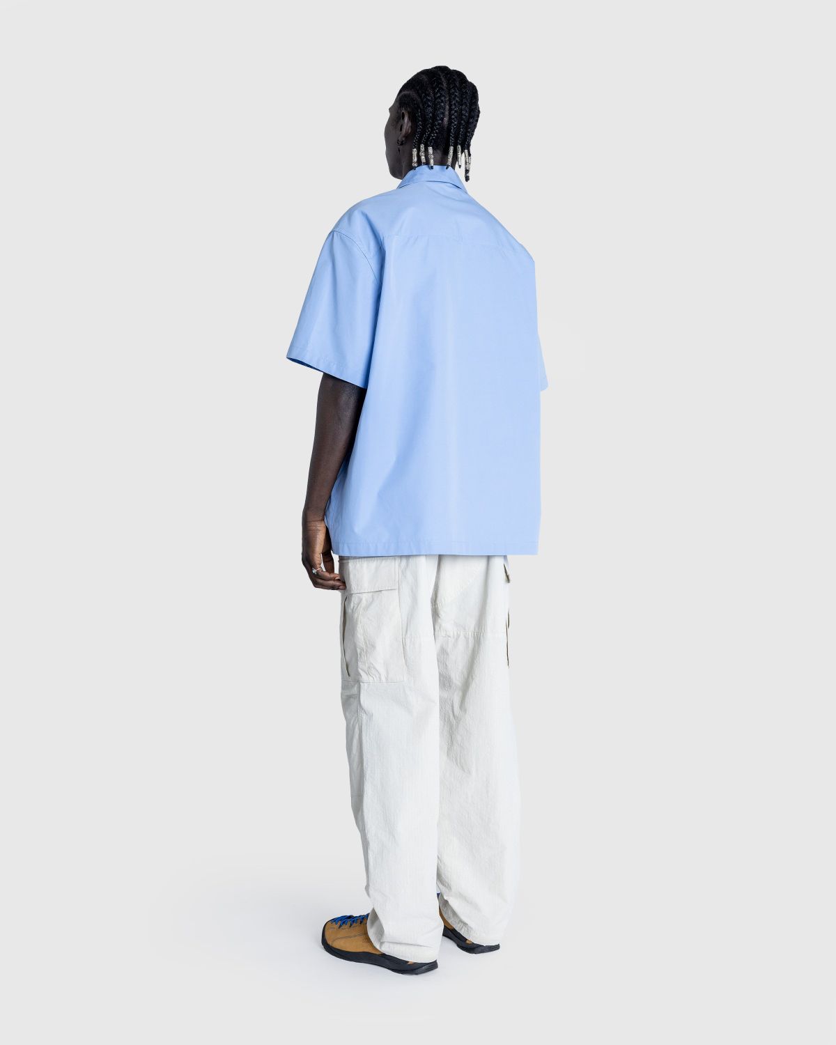 Jil Sander – Short-Sleeve Cotton Shirt Pastel Violet | Highsnobiety Shop