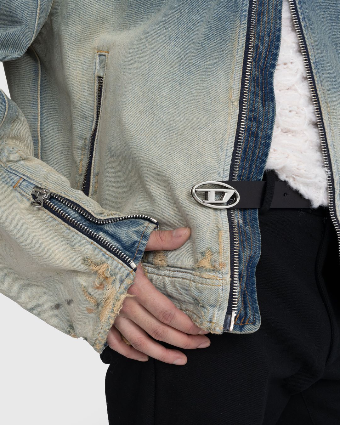 Diesel – Oval D Logo B-Inlay Belt Black | Highsnobiety Shop