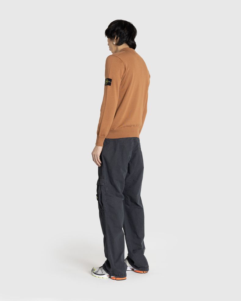 Stone Island – Knit Polo Rust | Highsnobiety Shop