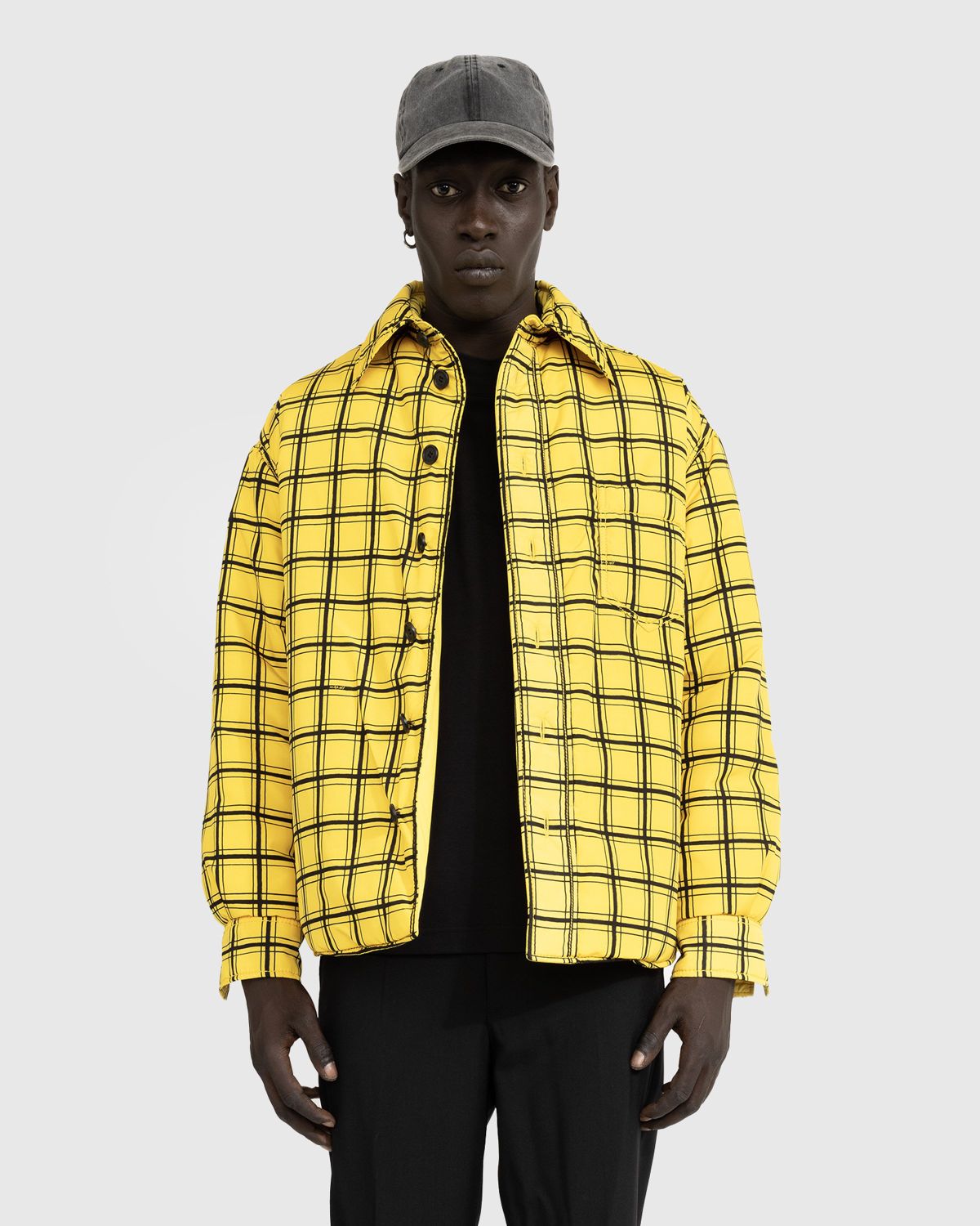 Marni – Big Check Shirt Jacket Maize | Highsnobiety Shop