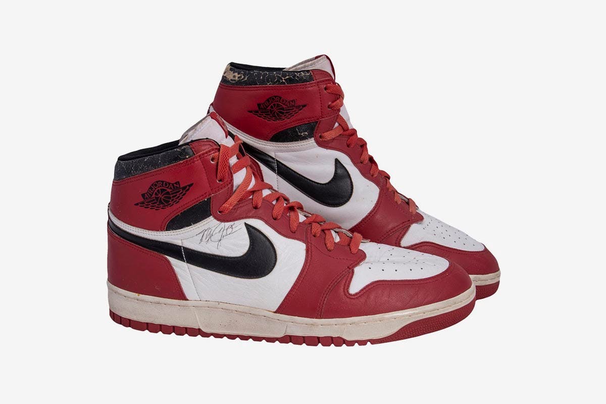 MJ's Air Jordan 1s With Dunk Sole Expected to Auction for $800K