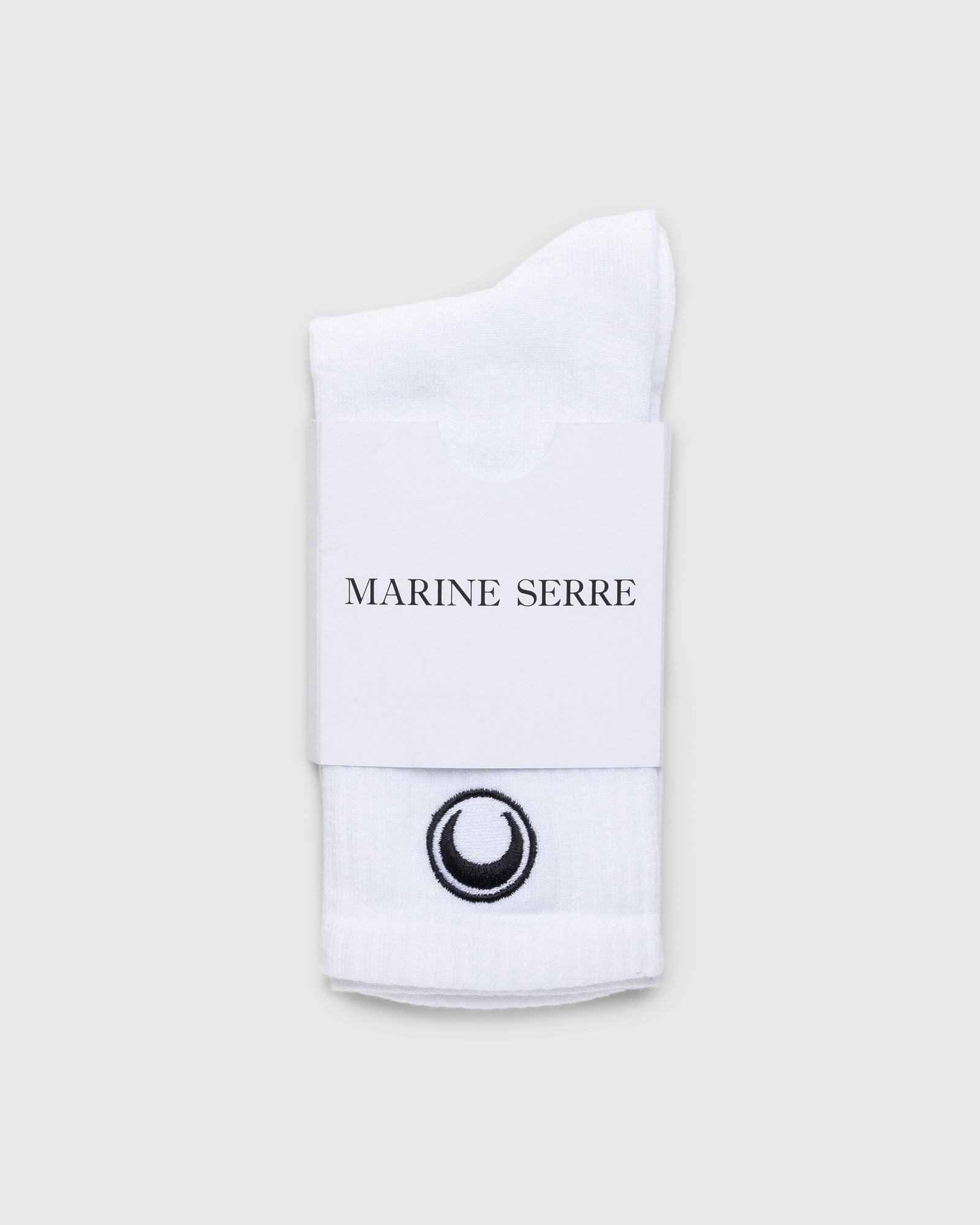 Marine Serre – Embroidered Olympic Socks White | Highsnobiety Shop