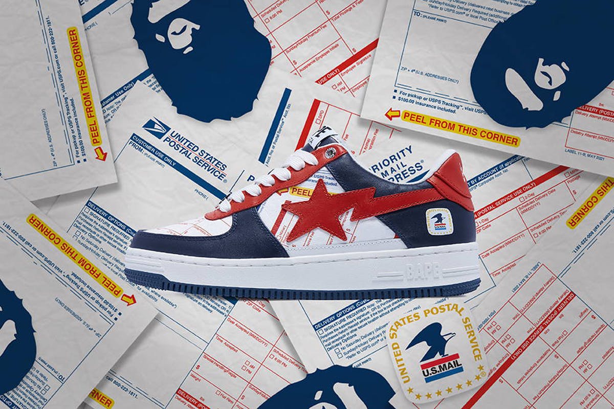 USPS BAPE STA Post Office Shoe Collab: Release Date, Price
