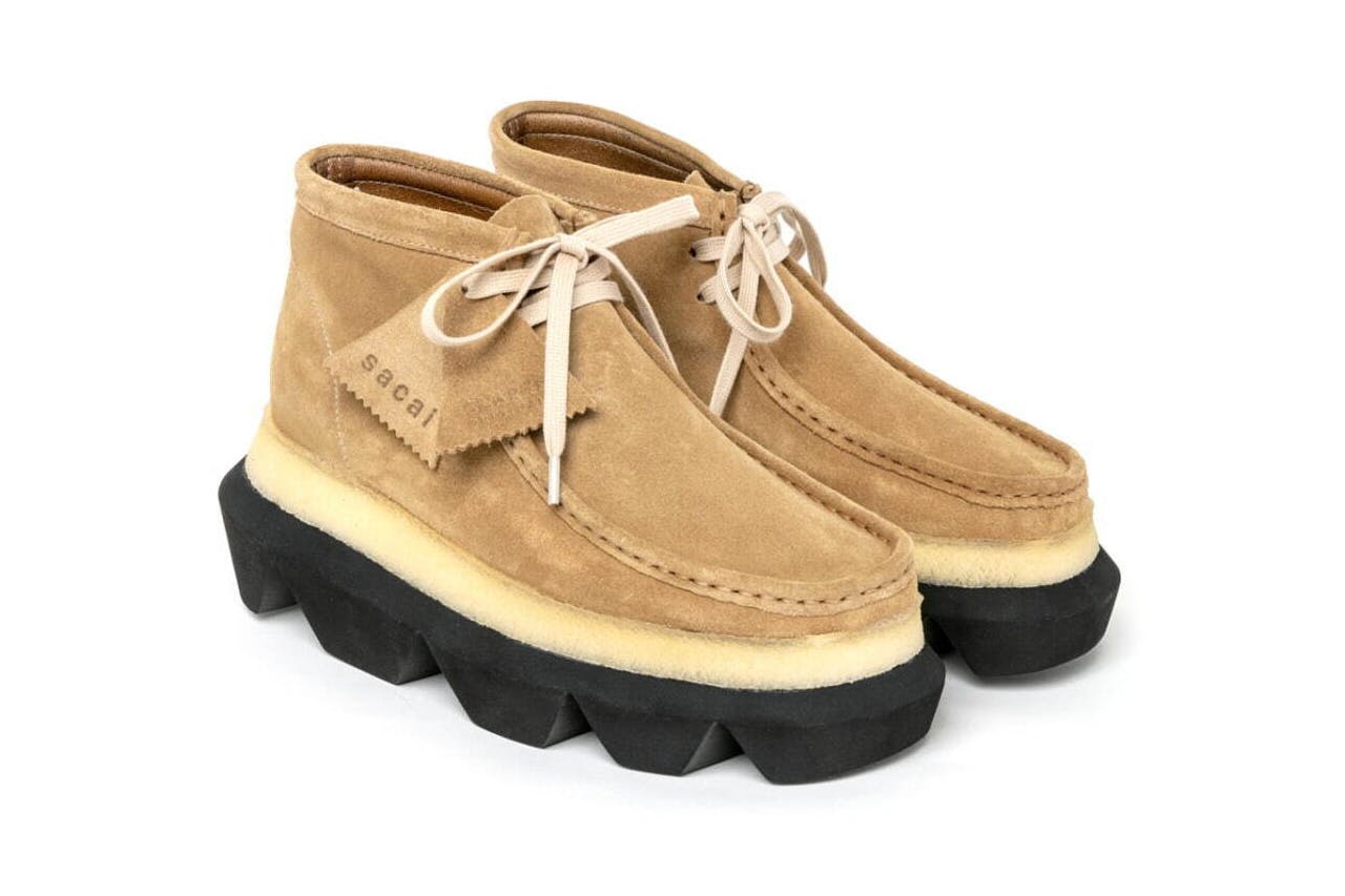 sacai’s Clarks Originals Wallabees Will Set You Back $570 USD