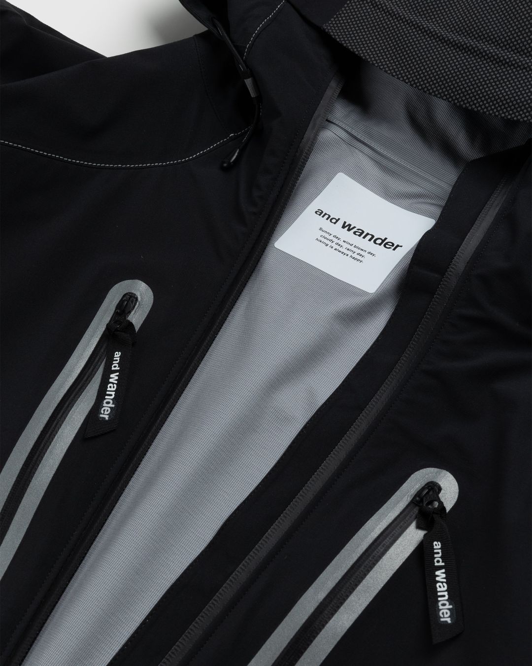 And Wander – Pertex Shield Rain Jacket Black | Highsnobiety Shop