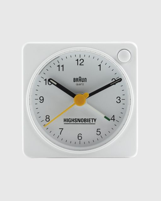 BRAUN x Highsnobiety – BC02X Classic Analogue Alarm Clock White ...