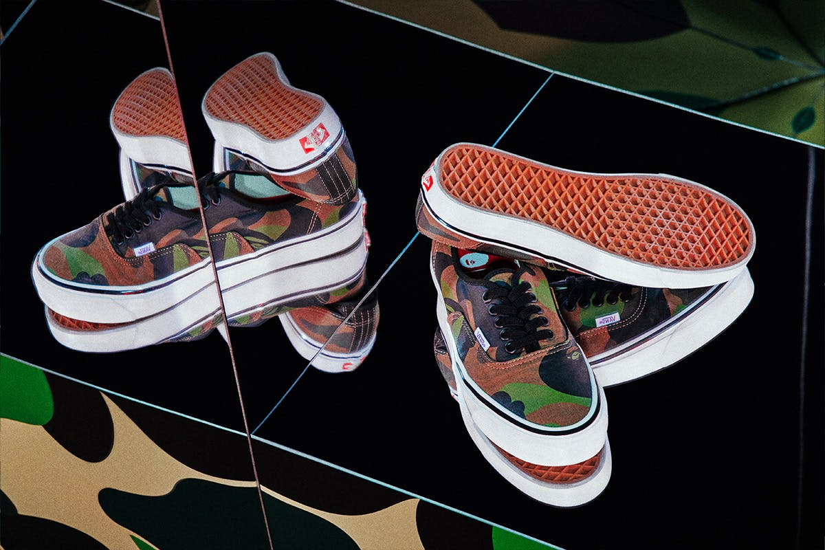 BAPE x Vans Is Wall-to-Wall Camouflage