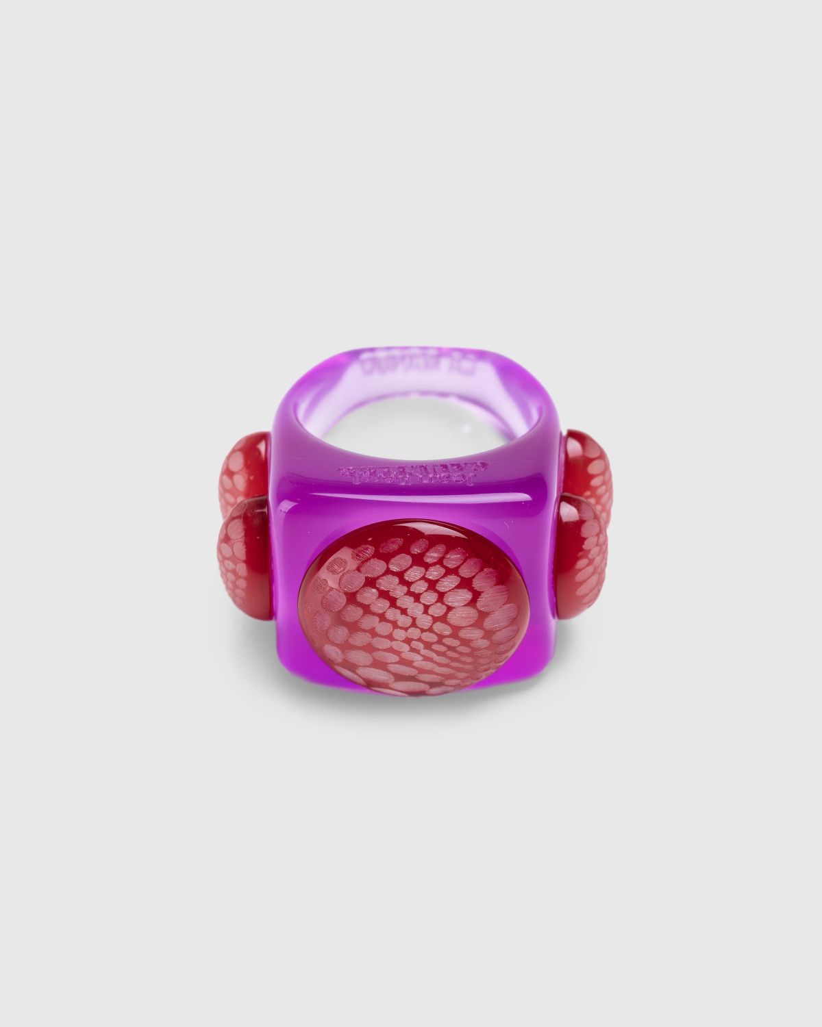 Jean Paul Gaultier – Joya De La Corona Ring Crystal Purple/Perseo Red | Highsnobiety Shop