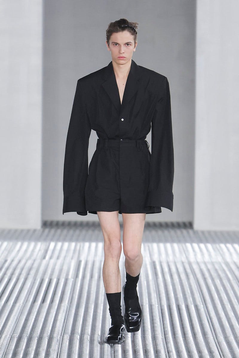 Prada SS24 Men's: Super High Shorts & Even Longer Sleeves