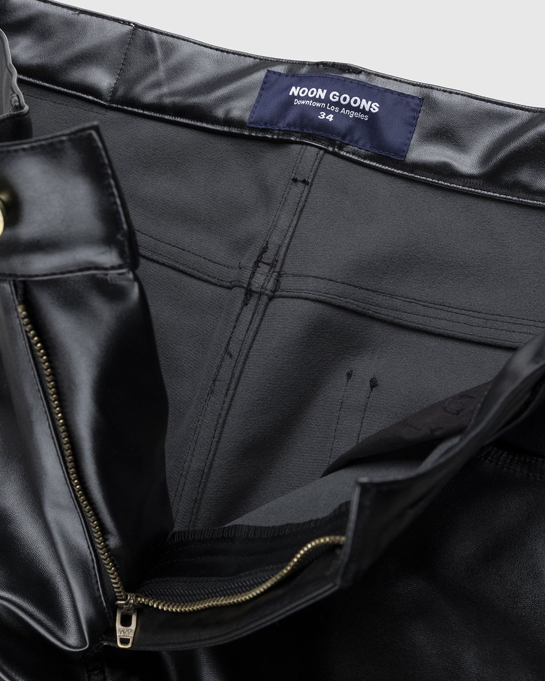 Noon Goons – Series Leather Pant Black | Highsnobiety Shop