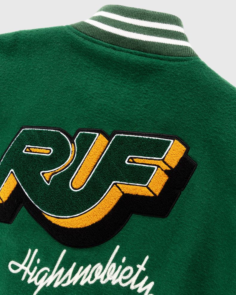 RUF x Highsnobiety – Varsity Jacket Green | Highsnobiety Shop