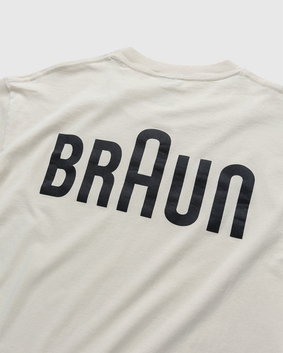 BRAUN x Highsnobiety – Logo T-Shirt Eggshell | Highsnobiety Shop