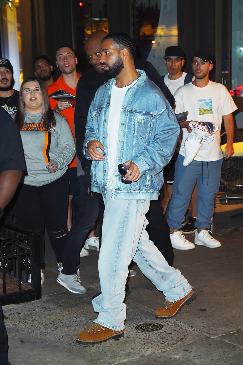 Drake Double Denim Outfit Trend 2022