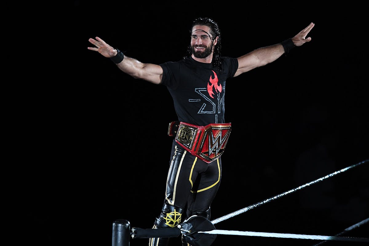 Seth Rollins Brings MSCHF's Big Red Boots to WWE