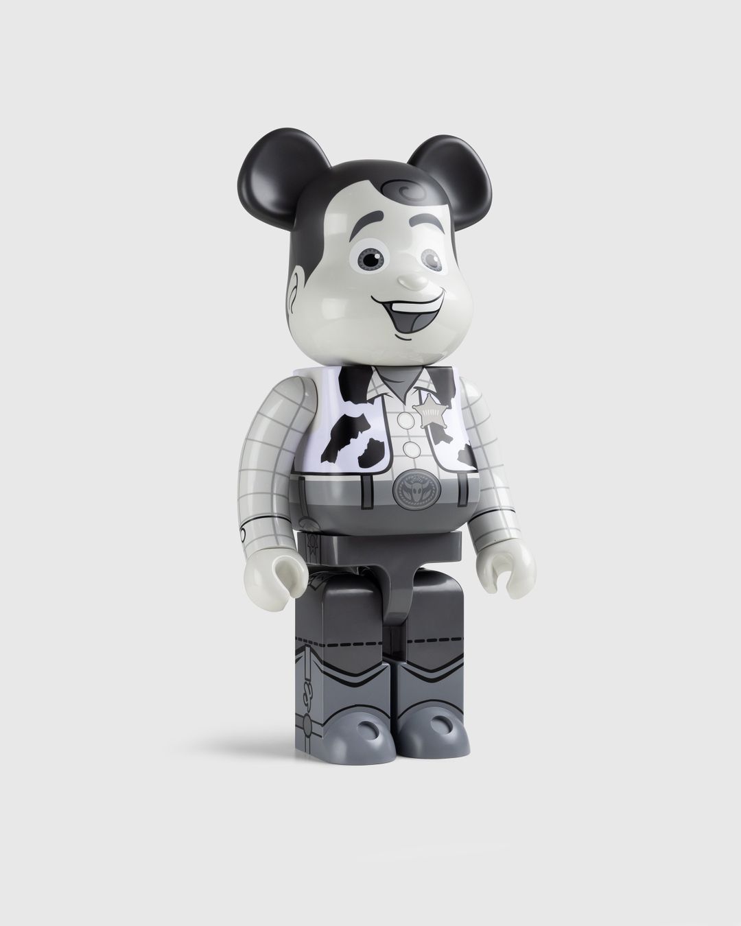 Medicom – Be@rbrick Woody (Black & White Version) 1000% Multi | Highsnobiety Shop