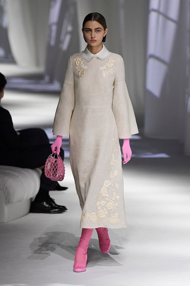 Silvia Venturini Fendi’s Swan Song was a Linen & Pearls Kind of Affair