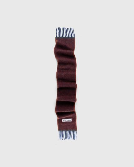 Acne Studios – Mohair Wool Fringe Scarf Brown | Highsnobiety Shop