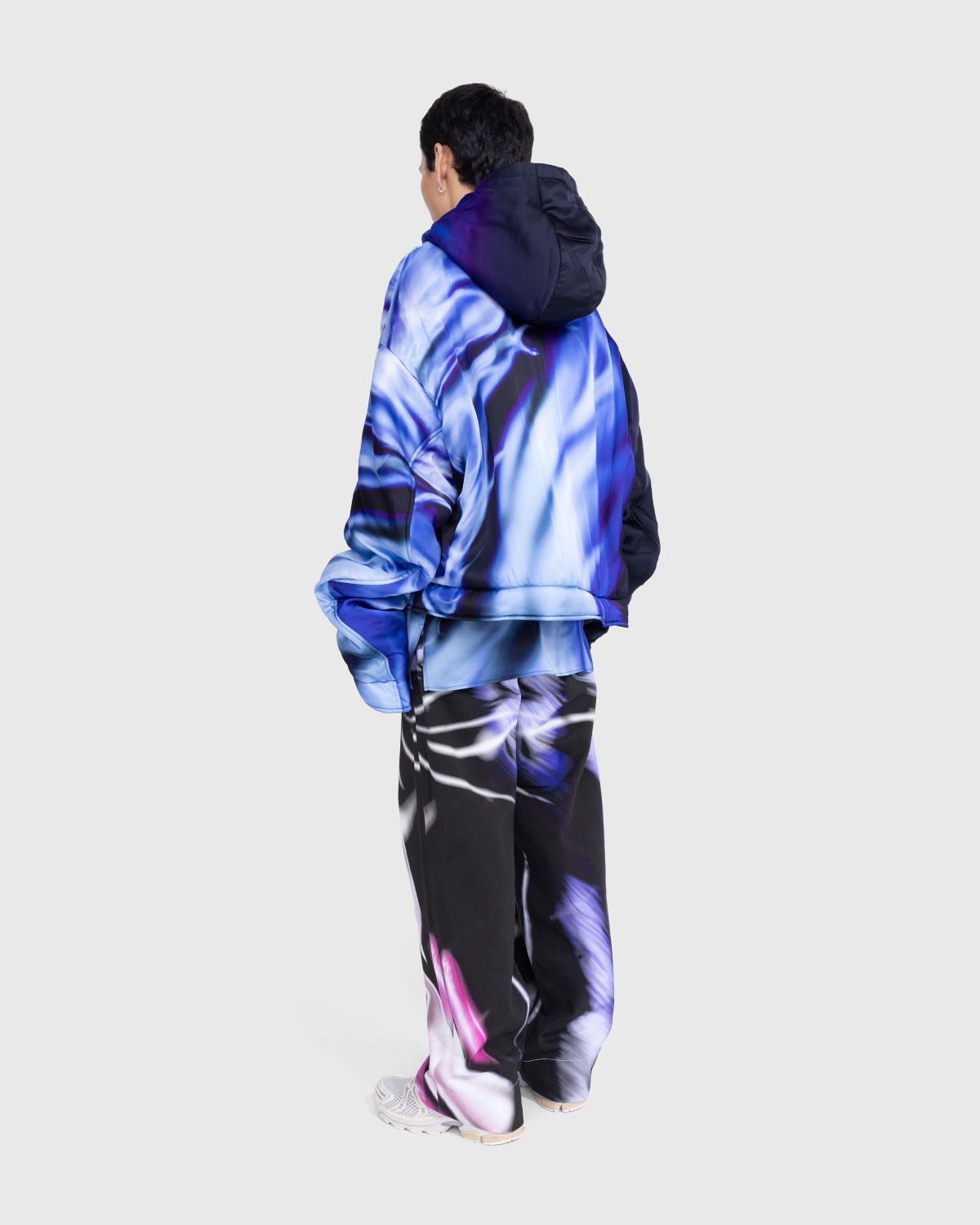 Gerrit Jacob – Satin Padded Hoodie Lilac | Highsnobiety Shop