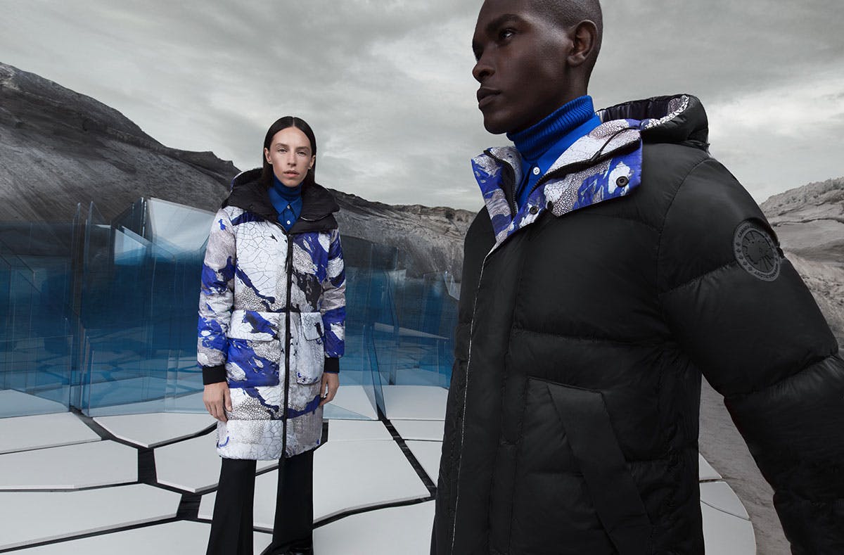 Canada Goose Visualizes Glacial Shifts With New Collection