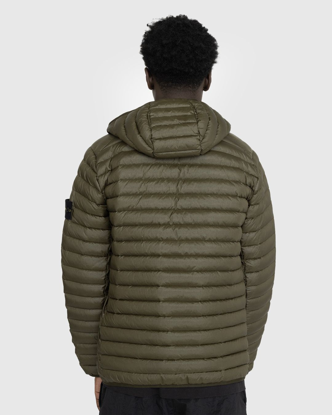 Stone Island – Packable Recycled Nylon Down Jacket Olive | Highsnobiety ...