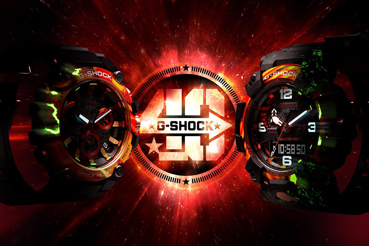 G-SHOCK Celebrates its 40th Anniversary With the Flare Red Series