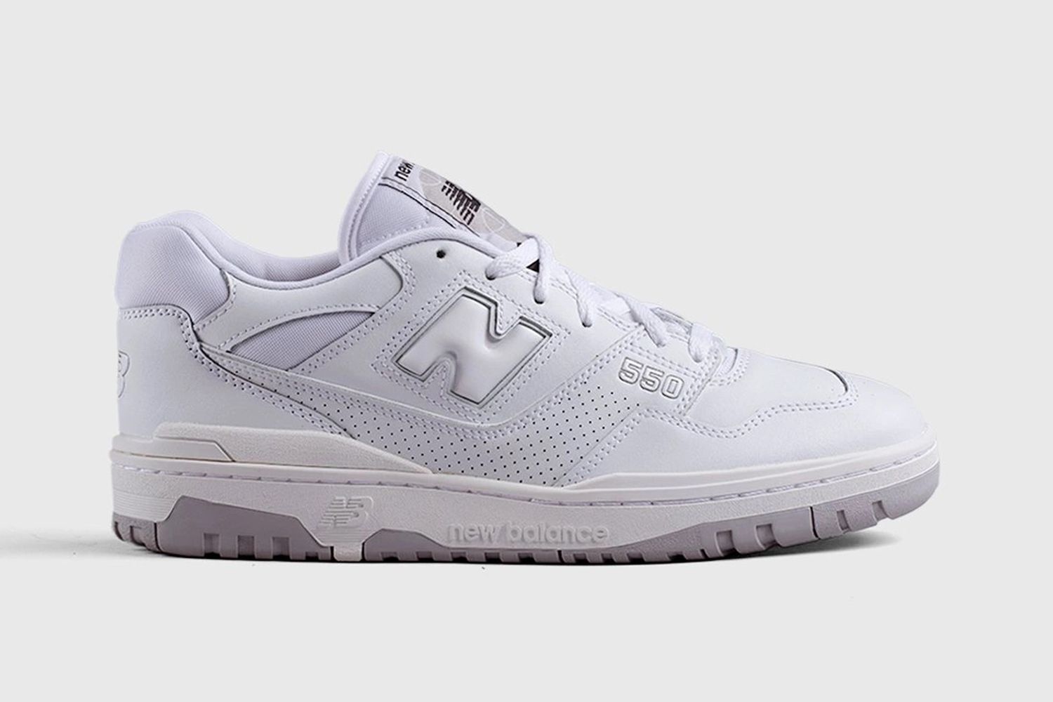 New Balance's 550 in Plain White Is the World's Hottest Shoe
