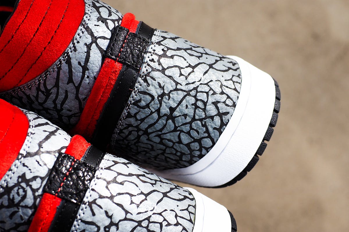 BespokeIND Nike Air Jordan 1 “Red Cement”: Official Images