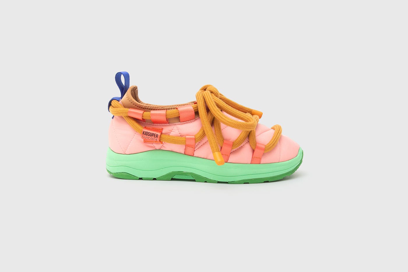 KidSuper's Collaborative Suicoke Have BIG Laces & Neon Hues