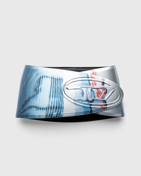 Diesel – Oval D Logo B-Berny Belt Silver | Highsnobiety Shop