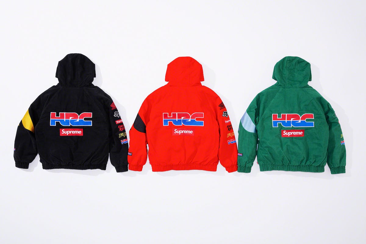 Supreme Announces Collab With Fox Racing & Honda
