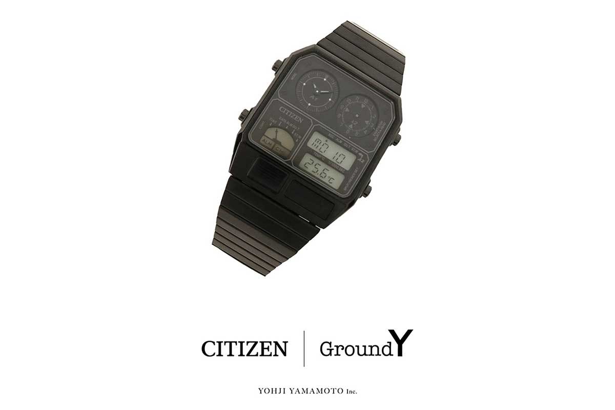 Yohji Yamamoto Drops Citizen Ana–Digi Temp Watch Collab