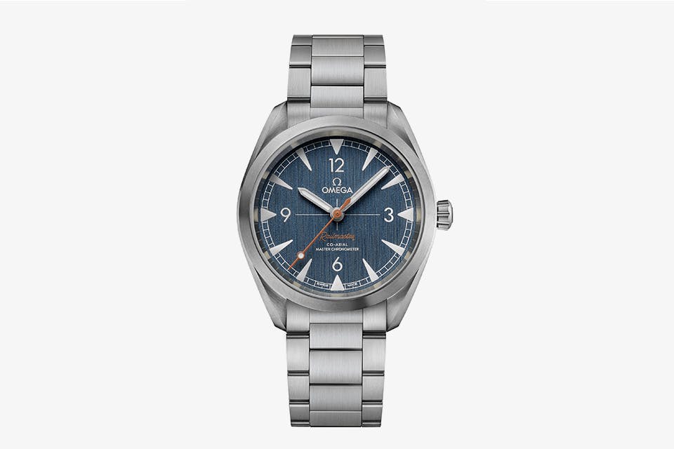 Omega's Denim-Dial Railmaster Pays Homage to Working Class Life