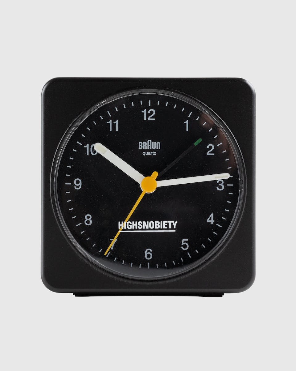 Braun x Highsnobiety Alarm Clock: A Design Classic Gets A Twist