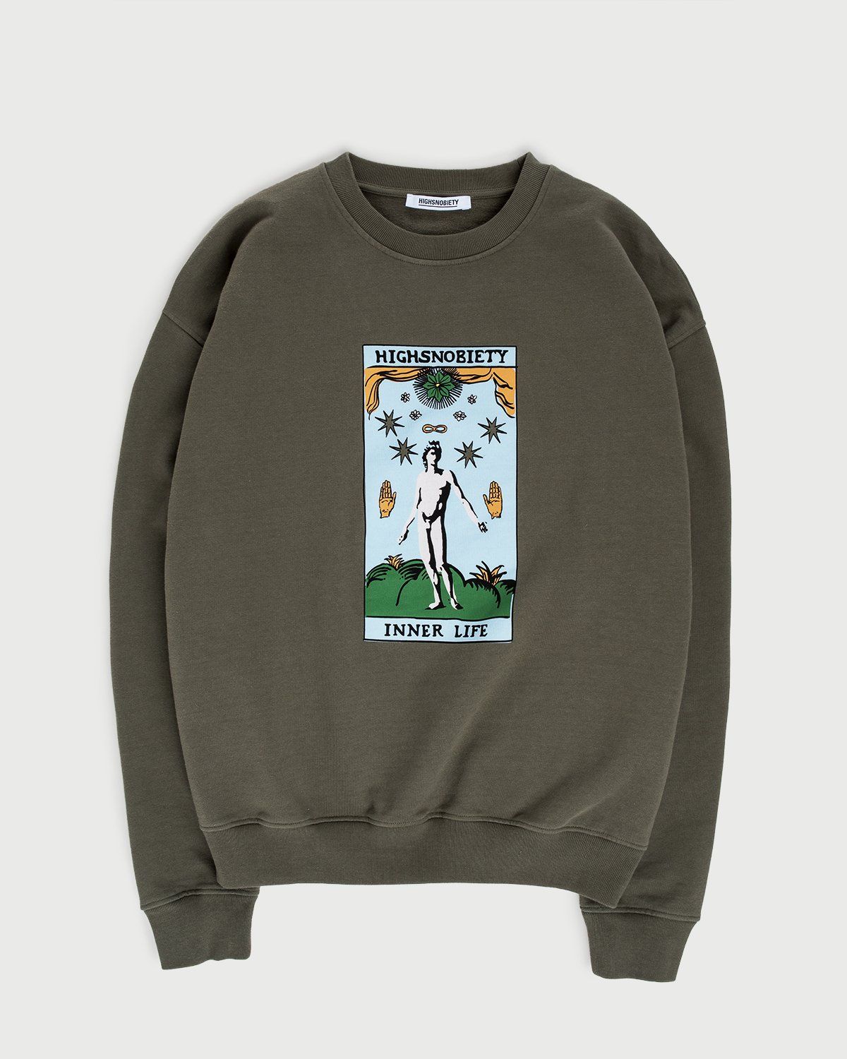 Highsnobiety – Inner Life Sweatshirt Light Military Green ...