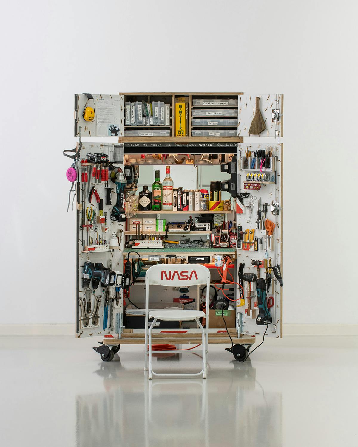 Step Inside the Chaotic Universe of Tom Sachs' Studio
