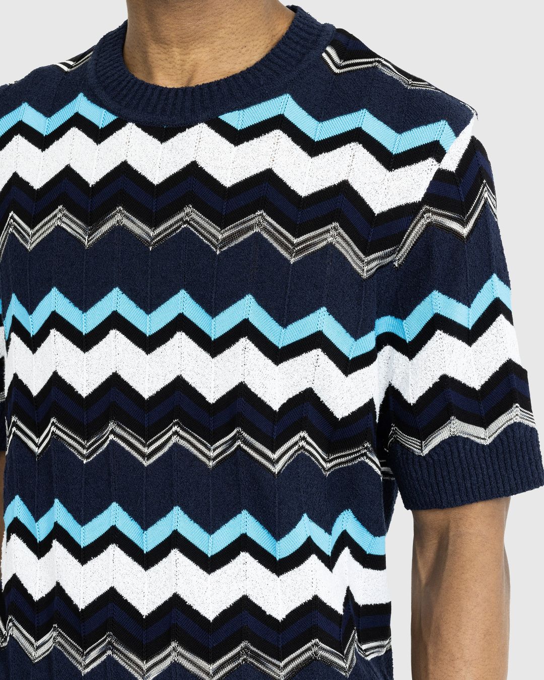 Missoni – Chevron T-Shirt Dark Blue | Highsnobiety Shop