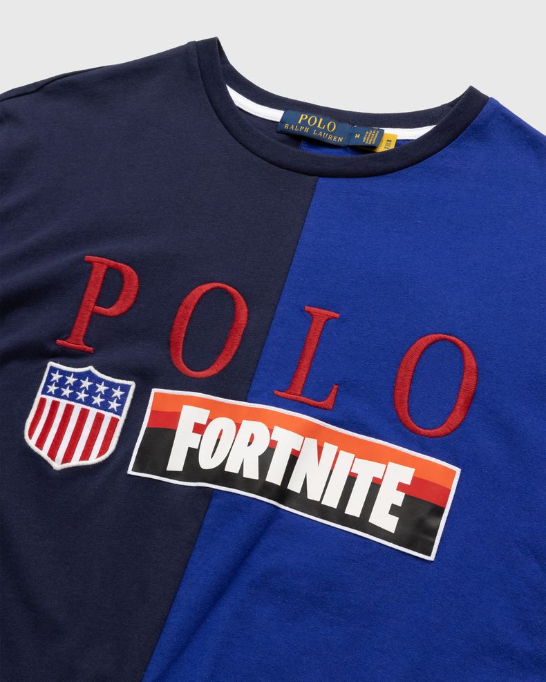 Ralph Lauren x Fortnite – Long Sleeve T-Shirt Blue | Highsnobiety Shop