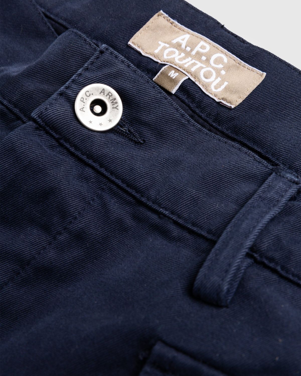 A.P.C. x Jean Touitou – Booster Fatigue Pants Navy | Highsnobiety Shop