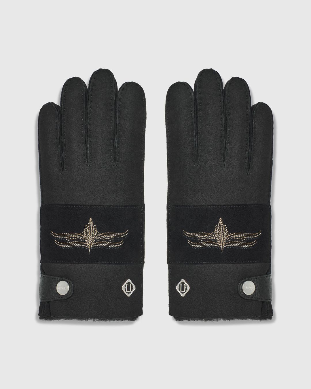 Ugg x Children of the Discordance – Sheepskin Gloves Black ...