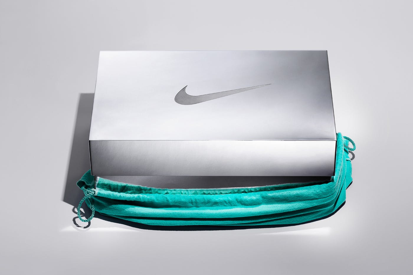Tiffany's 23lb Silver Nike Shoebox Is the Ultimate Swoosh Flex