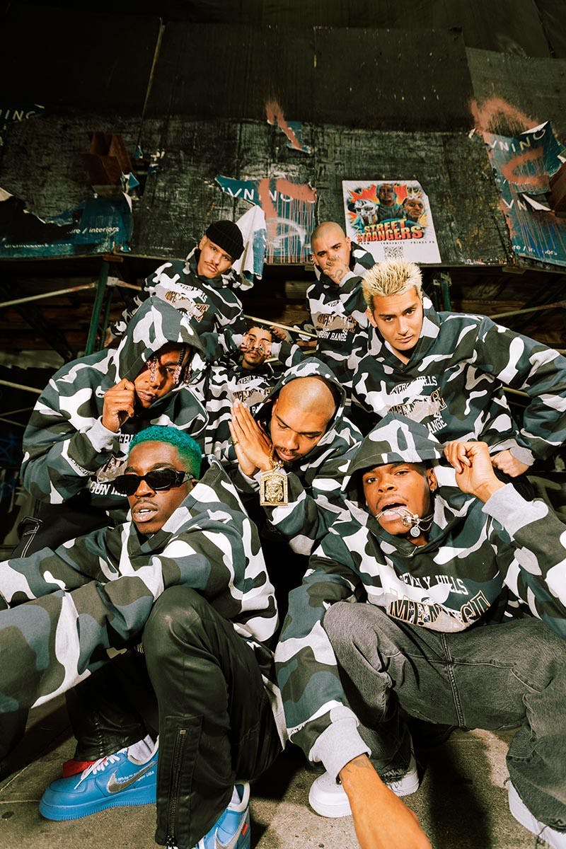 MENACE Launches "Beverly Hills Gun Range Camo" Hoodie Capsule