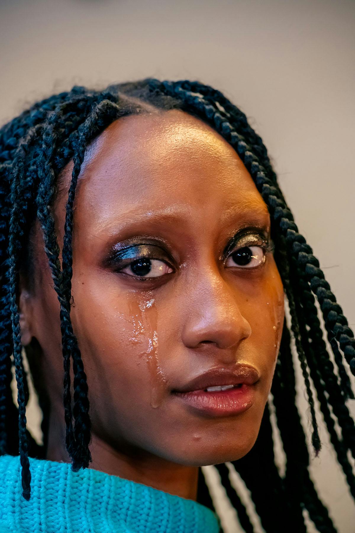 At Head of State, TikTok's "Crying Makeup" Takes on New Meaning