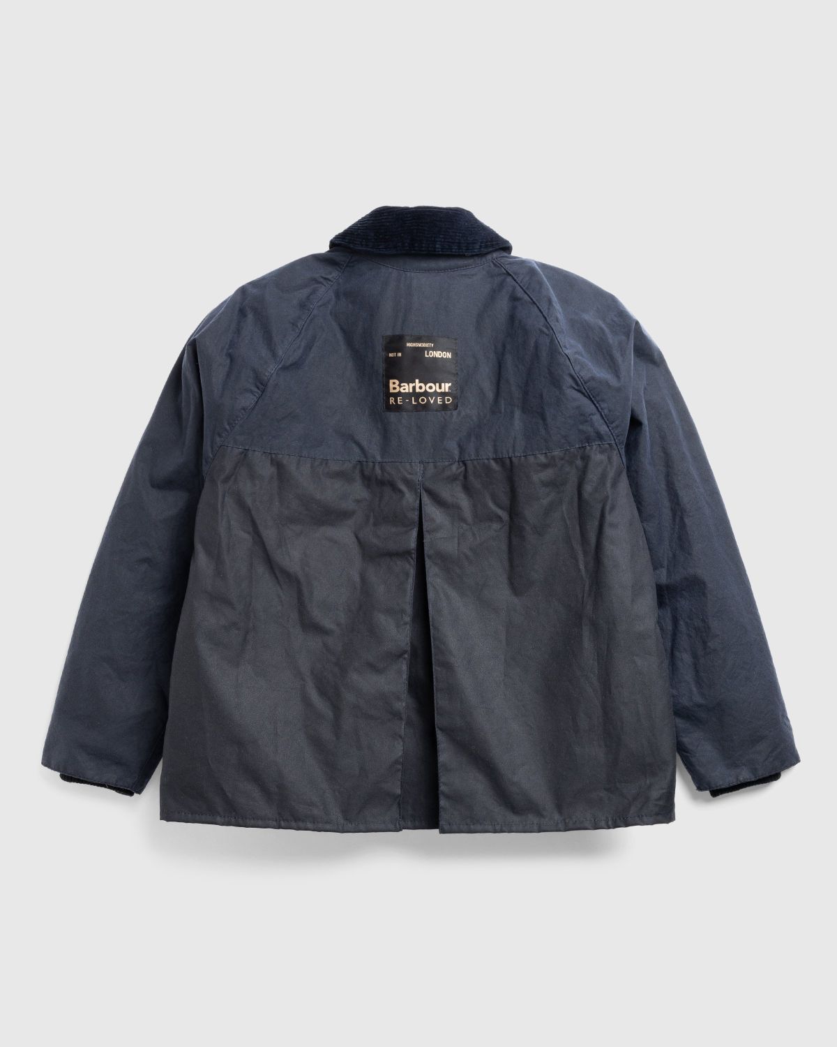 Barbour x Highsnobiety – Re-Loved Cropped Bedale Jacket 1 - 38 - Navy ...