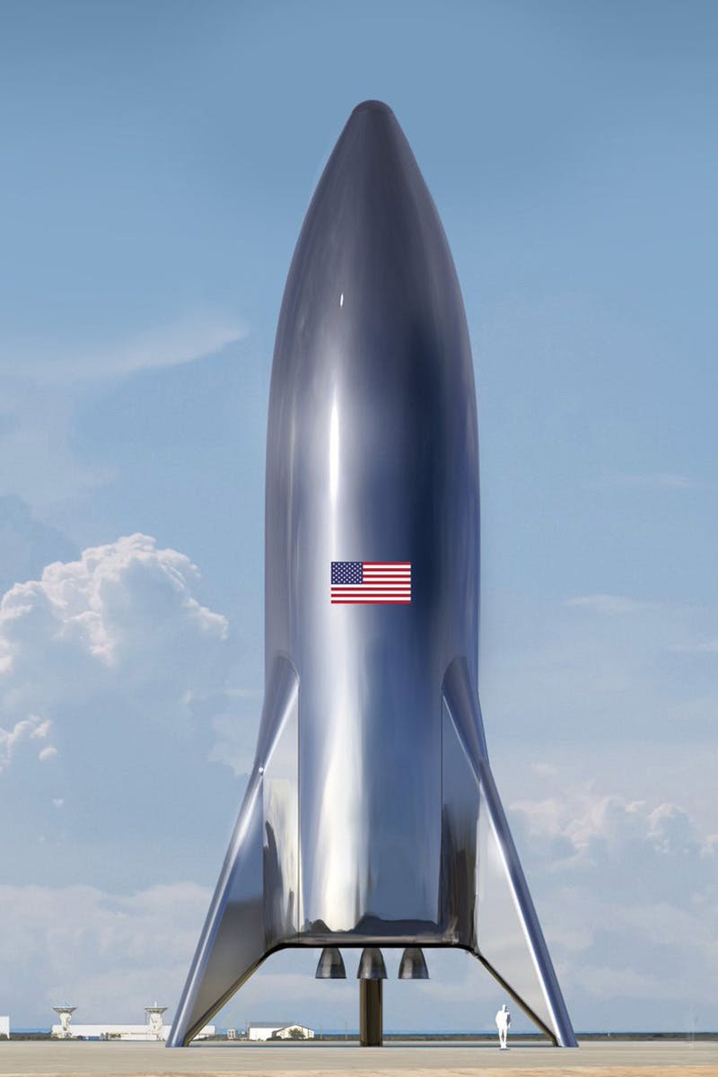 Elon Musk Posts Design of SpaceX's Starship Test Vehicle