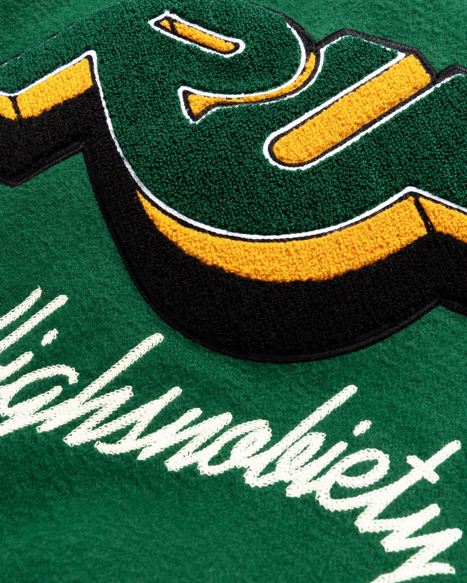 RUF x Highsnobiety – Varsity Jacket Green | Highsnobiety Shop