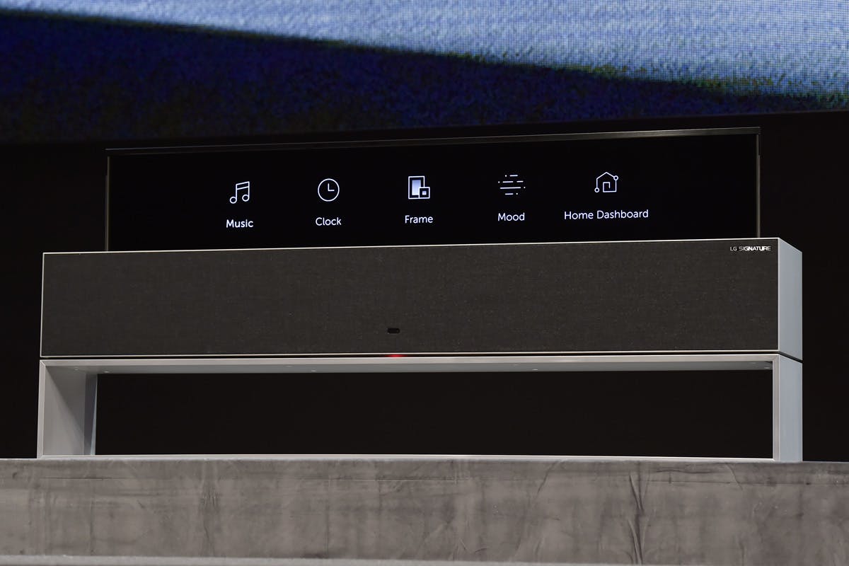LG Unveils the World's First Rollable OLED TV