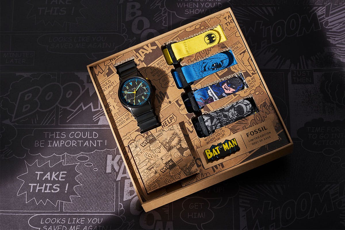 Fossil Launches Limited-Edition Batman Watch Collection