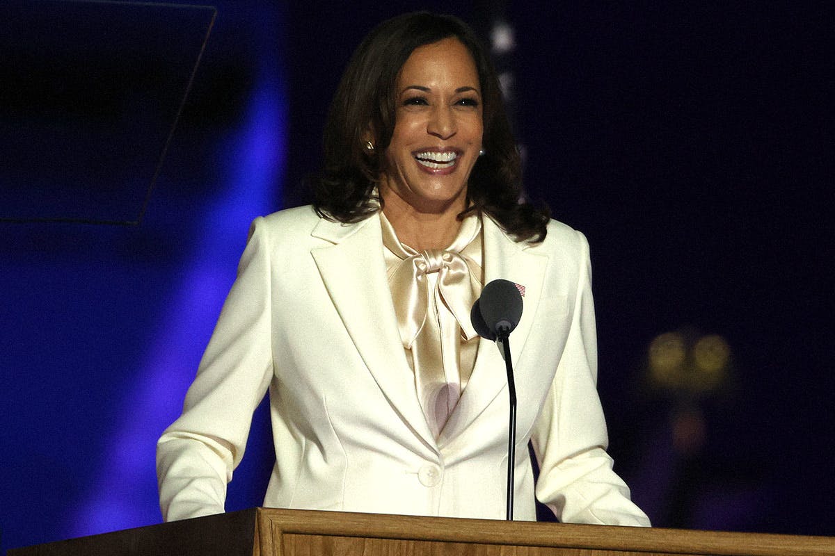 Kamala Harris' Suffragette Drip Was Clean AF