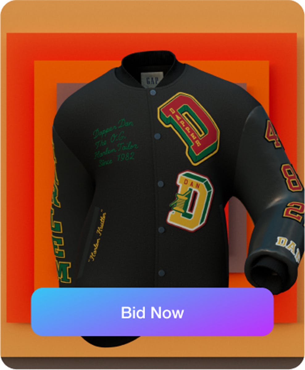 Dapper Dan & GAP Drop DAP GAP Hoodie NFT Collection